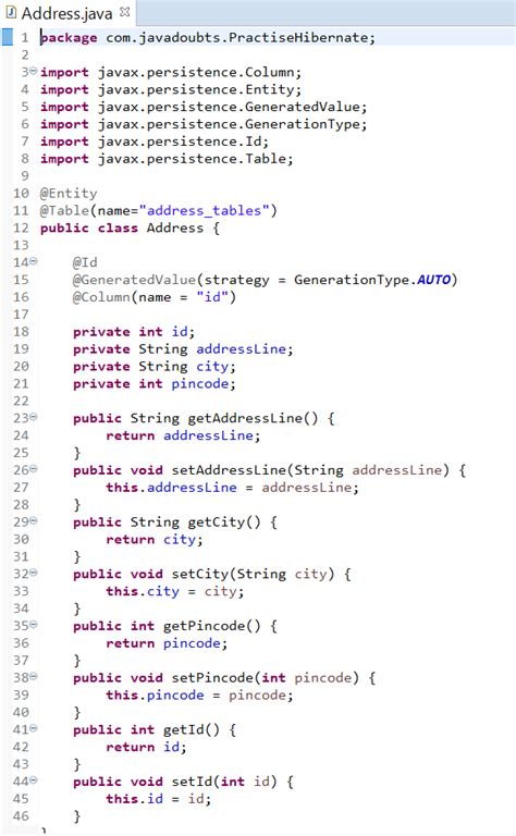 Hibernate One To One Mapping Annotation
