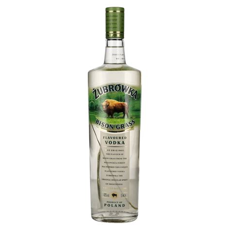 7 Off Buy Zubrowka Bison Grass Flavoured Vodka 40 Vol 1l Polish