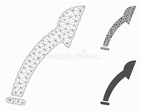 Shower Head Vector Mesh Network Model And Triangle Mosaic Icon Stock Vector Illustration Of