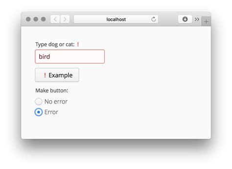 invoke validation user feedback without binder and bean in vaadin 8