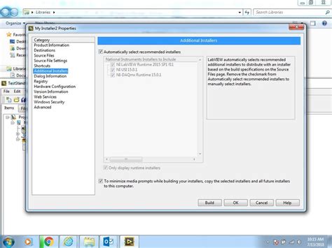 Including The Runtime Engine In A Build Page 2 Ni Community National Instruments