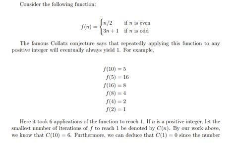 solved consider the following function f n {n 23n 1 if n