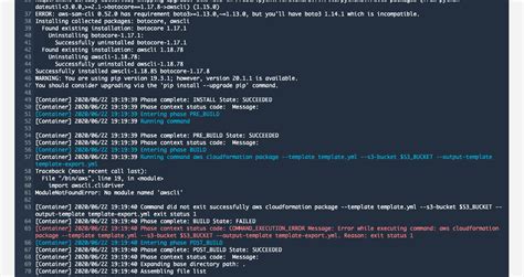 Cli In Codebuild Image Import Awscliclidriver Modulenotfounderror