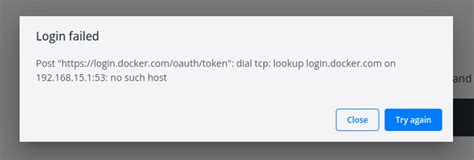 Login Failed No Such Host · Issue 12626 · Dockerfor Win · Github