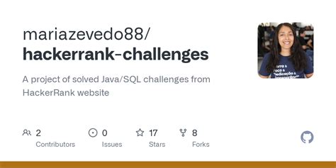 Github Mariazevedo88hackerrank Challenges A Project Of Solved Java