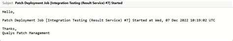 Creating Patch Job For Linux Assets