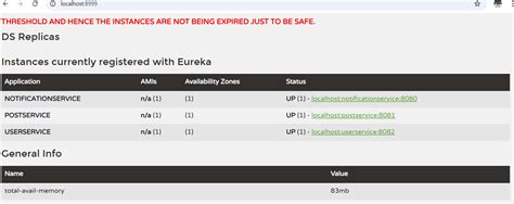 Unable To Connect To Url When Using Eureka In Springboot Stack Overflow
