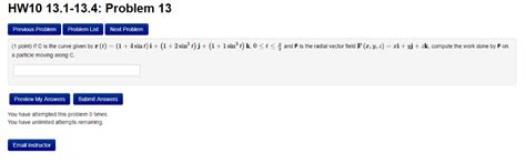 Solved HW10 13 1 13 4 Problem 13 Revious ProblemProblem Chegg Com
