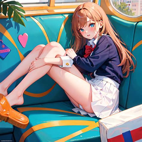 Hentai Anime School Girl Up Skirt Ai Image By Electric Dreams Ai