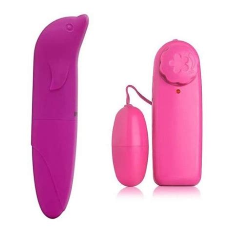 Kit Sex Shop Mais Prazer Vibrador Ponto G Em Formato Golfinho Vibrador Bullet Para Estimular O