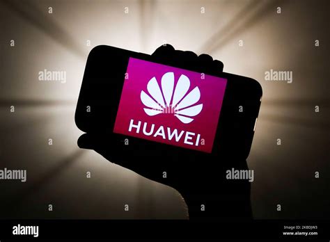 The Huawei Logo Is Displayed On A Smartphone Screen Hi Res Stock Photography And Images Alamy
