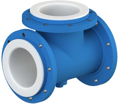 Pfa Lined Steel Flanged Tees To Asme B165 Class 150 Crp Us