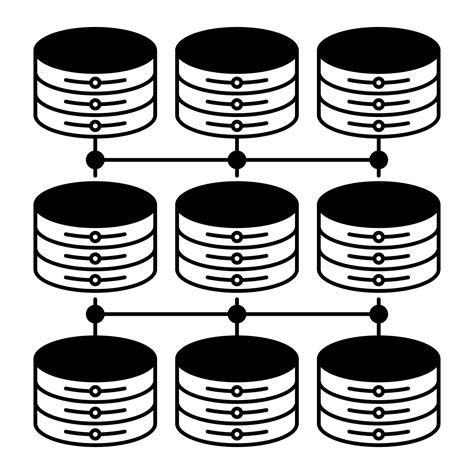 structured data icon suitable for a wide range of digital creative