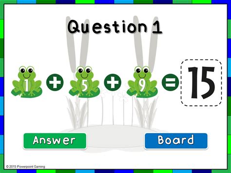 Adding 3 Numbers Practice Babe Vs Babe Powerpoint Game Teacher Gameroom
