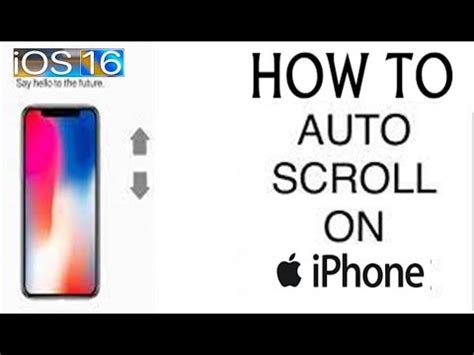 How To Enable Auto Scroll On IPhone How To Control IPhone With Voice Auto Scroll IPhone YouTube