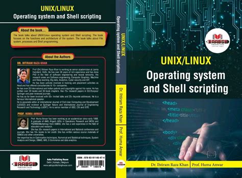 Dr Ehtiram Raza Khan On Linkedin Cover Page Of Our New Book On Unix