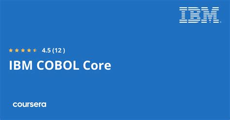 Ibm Cobol Core Coursya