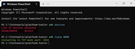 How To Set Up And Use ADB Over Wi Fi Windows Mac Technastic