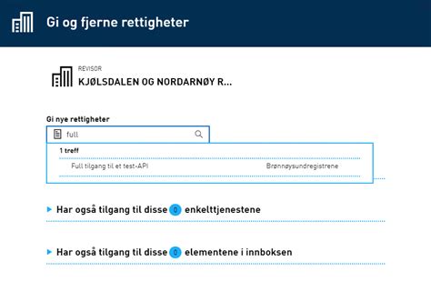 For Tilgangsstyrer Altinn Digitalisering Utvikling