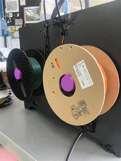 Larger Spool Holder For Flashforge Creator Pro By Coreaxisdesigns Download Free Stl Model