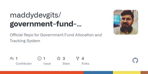 Github Maddydevgitsgovernment Fund Allocation Tracking System
