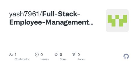 Github Yash7961full Stack Employee Management System Using Java And React Js