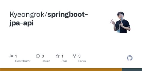 GitHub Kyeongrok Springboot Jpa Api
