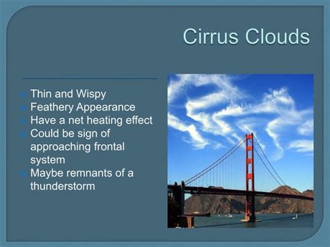 Classifying Different Types Of Clouds Ppt