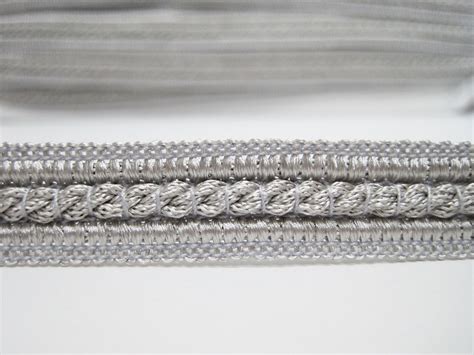 Yards Silver Braided Trim Gimp Braid Braided Cord Gimp Etsy