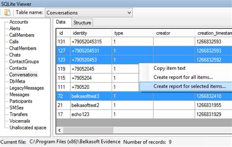 Recovering SQLite Evidence with Belkasoft Evidence Center - Forensic Focus