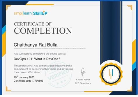 Devops Learning Professionaldevelopment Simplilearn Certification