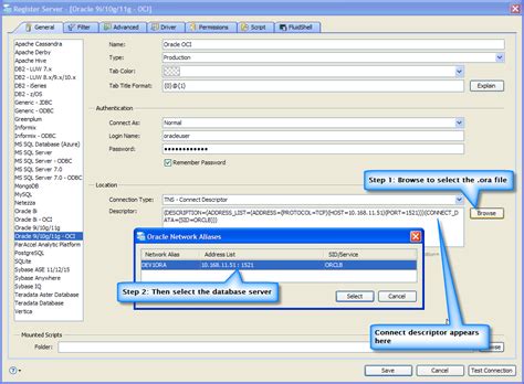 Oracle OCI Connection With Oracle Client
