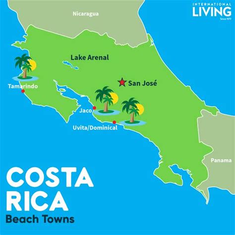 Where Is Costa Rica On The Map Color