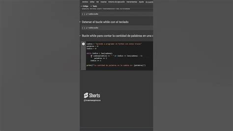 ¿cómo Usar Un Bucle While En Python Para Contar Palabras En Un Texto