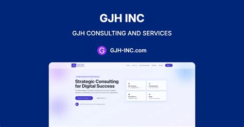 Gjh Inc Gjh Consulting And Services