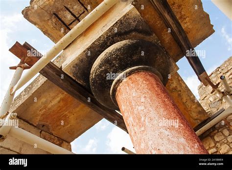 Ancient History Column Stock Photo Alamy