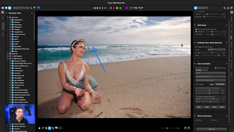 Correcting Lens Distortion And Fringe Corel Discovery Center Lens