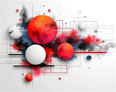 Premium Photo Abstract Geometric Shape Picture