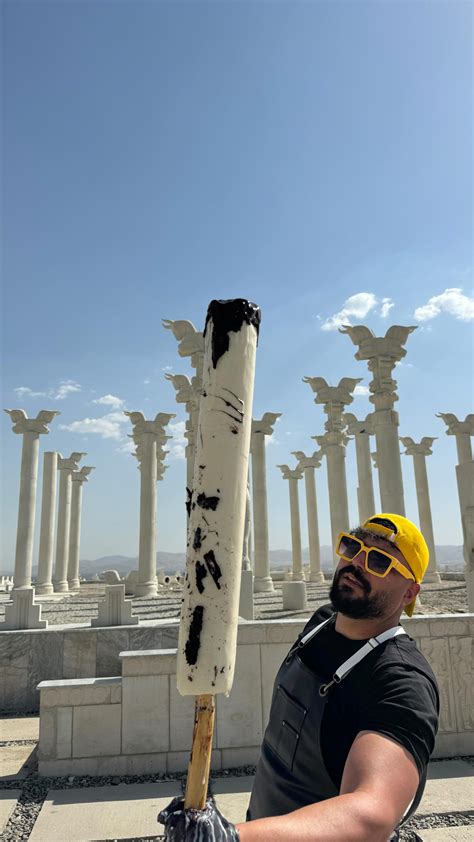 ‎yaser Bateni یاسر باطنی‎ ‎ساخت بزرگترین بستنی کیم ایران به روش