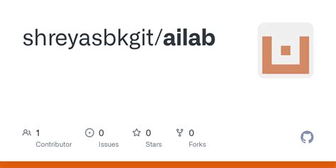 GitHub Shreyasbkgit Ailab