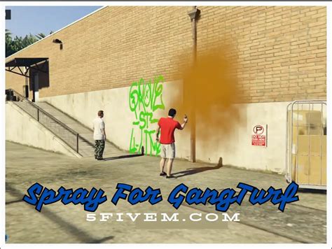 Script Fivem Spray For Gangturf Qbcore High Quality Script