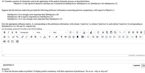 Solved 10 Consider A Portion Of A Hierarchy Used In The
