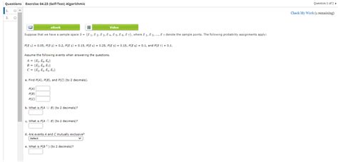 solved questions exercise 04 23 self test algorithmic