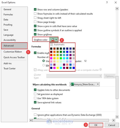 How To Show The Gridlines In Excel Methods ExcelDemy