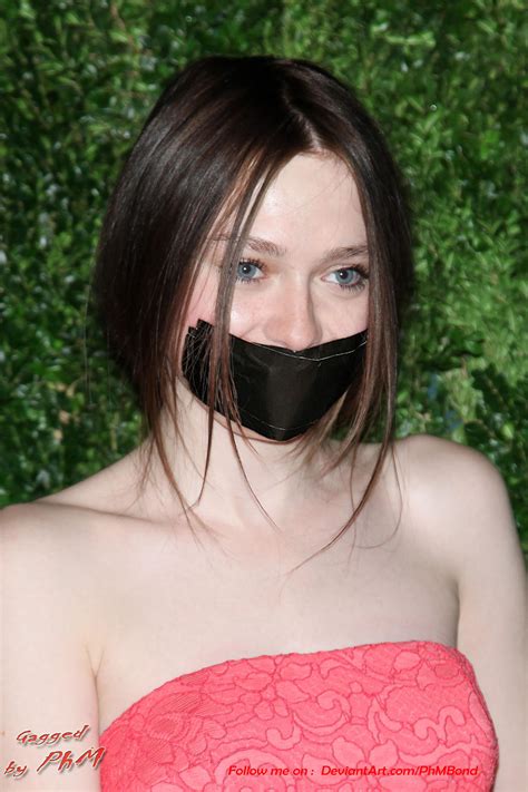 Dakota Fanning Black Tape Gagged By Phmbond On Deviantart