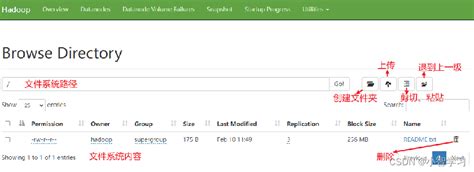 Hdfs文件系统操作命令，以及hdfs Web浏览 Csdn博客