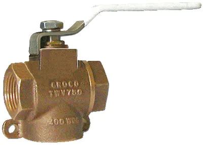 Bronze Inline Ball Valve 2 Inch Groco Ibv 2000