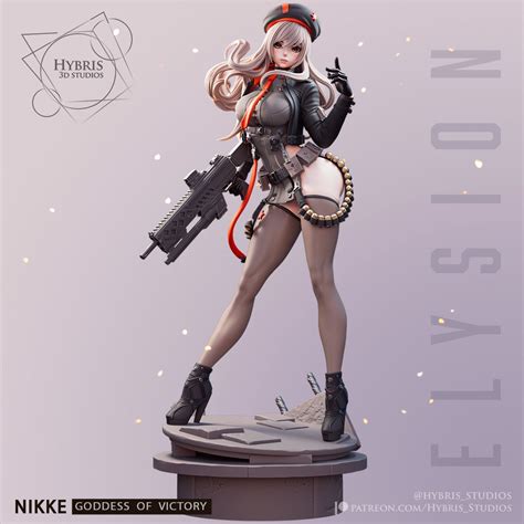Nikke Rapi 3d Printing Resin Model Gk Figurine Game Miniature Models