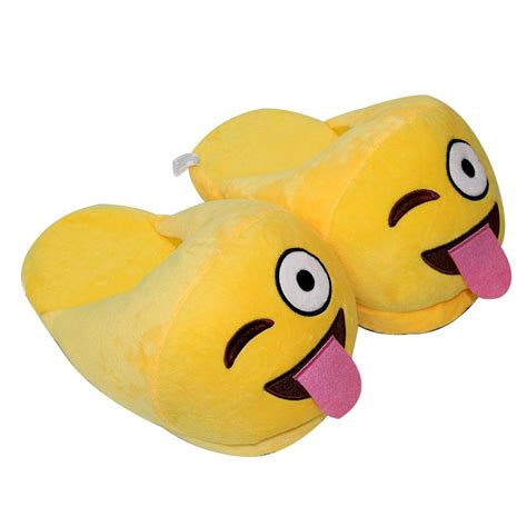 Emoji Slippers Face Slippers Soft Plush Emoji Slippers For Adults