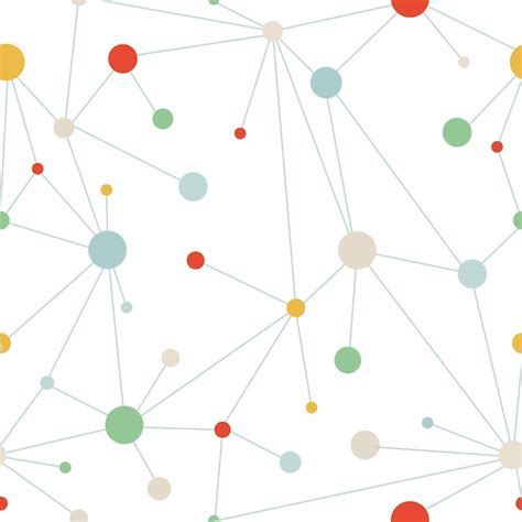 Premium Vector Abstract Connecting Dots And Lines Connection Science And Technology Seamless